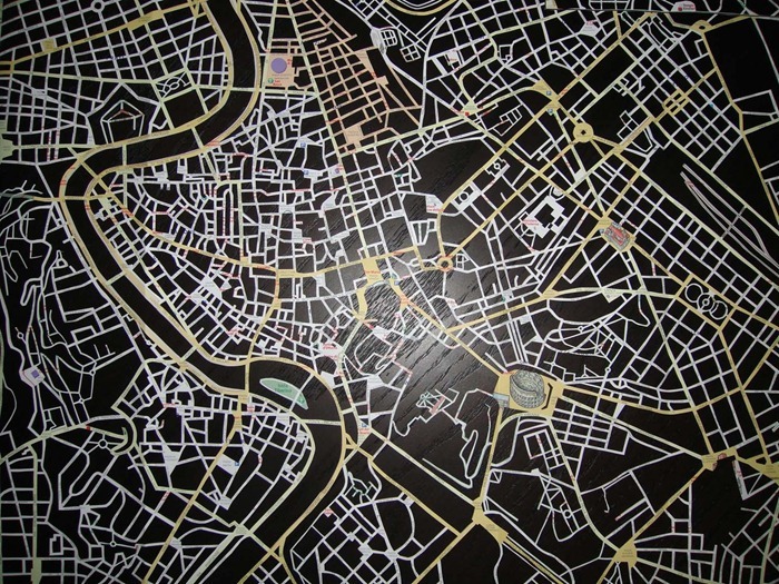 Extremely Detailed Paper Cut-Out Maps by Karen M. O’Leary | Amusing Planet